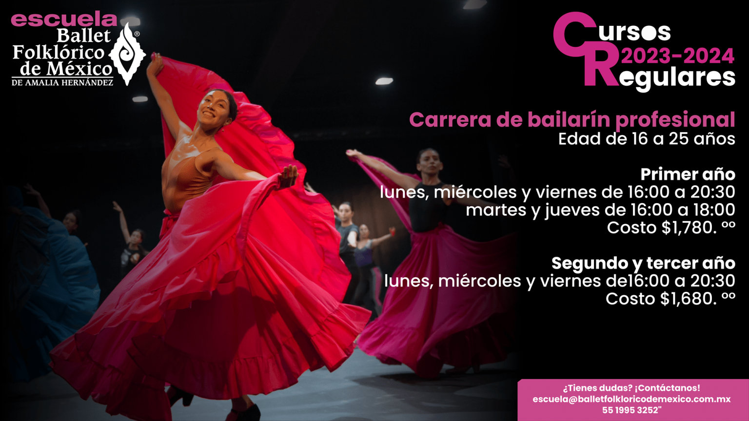 Bailarín Profesional en Danza Mexicana | Escuela de Ballet de Amalia ...